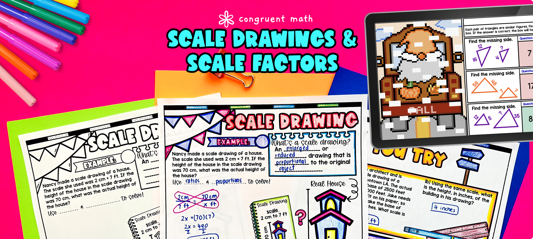 5 Fun Scale Drawings and Scale Factors Activities | Blog | Congruent Math
