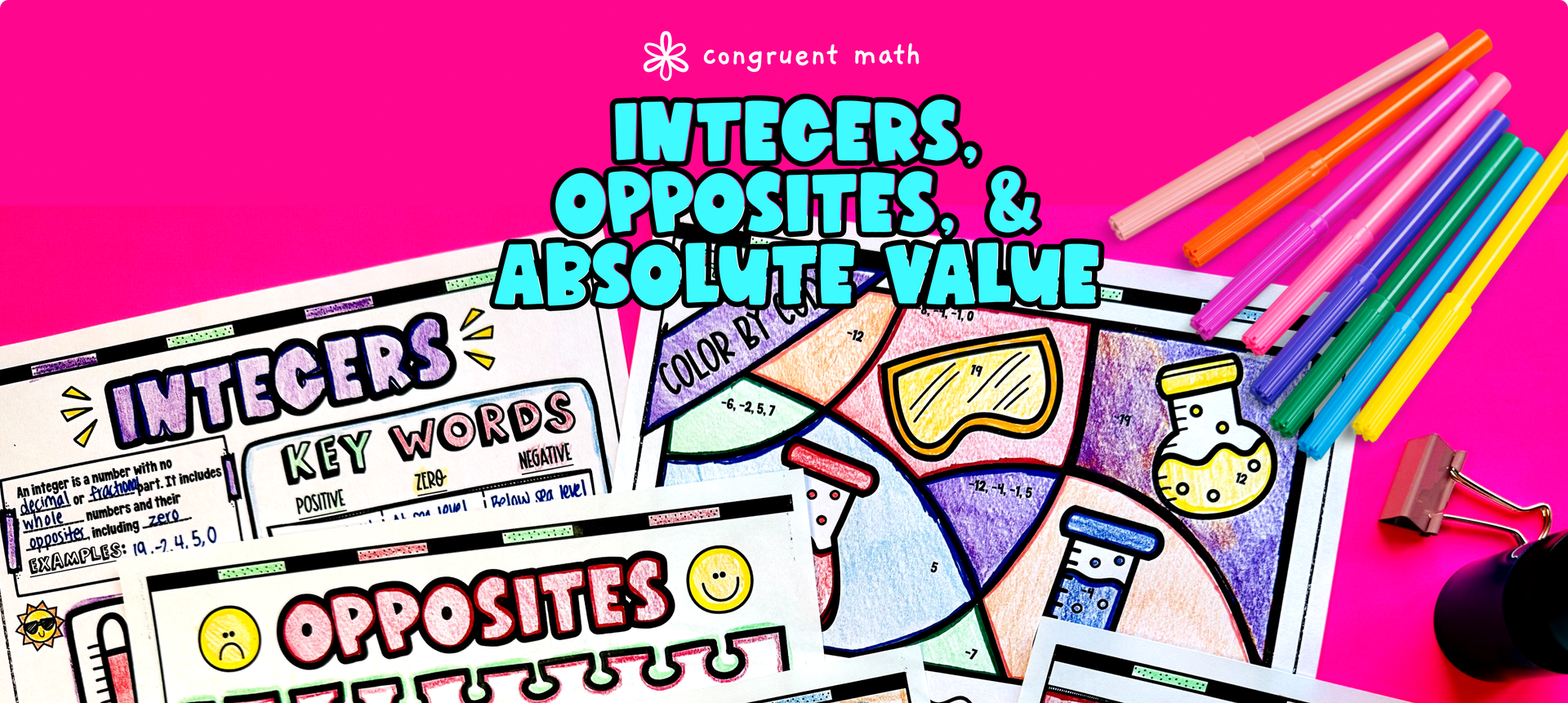 Integers, Opposites, and Absolute Values | Congruent Math