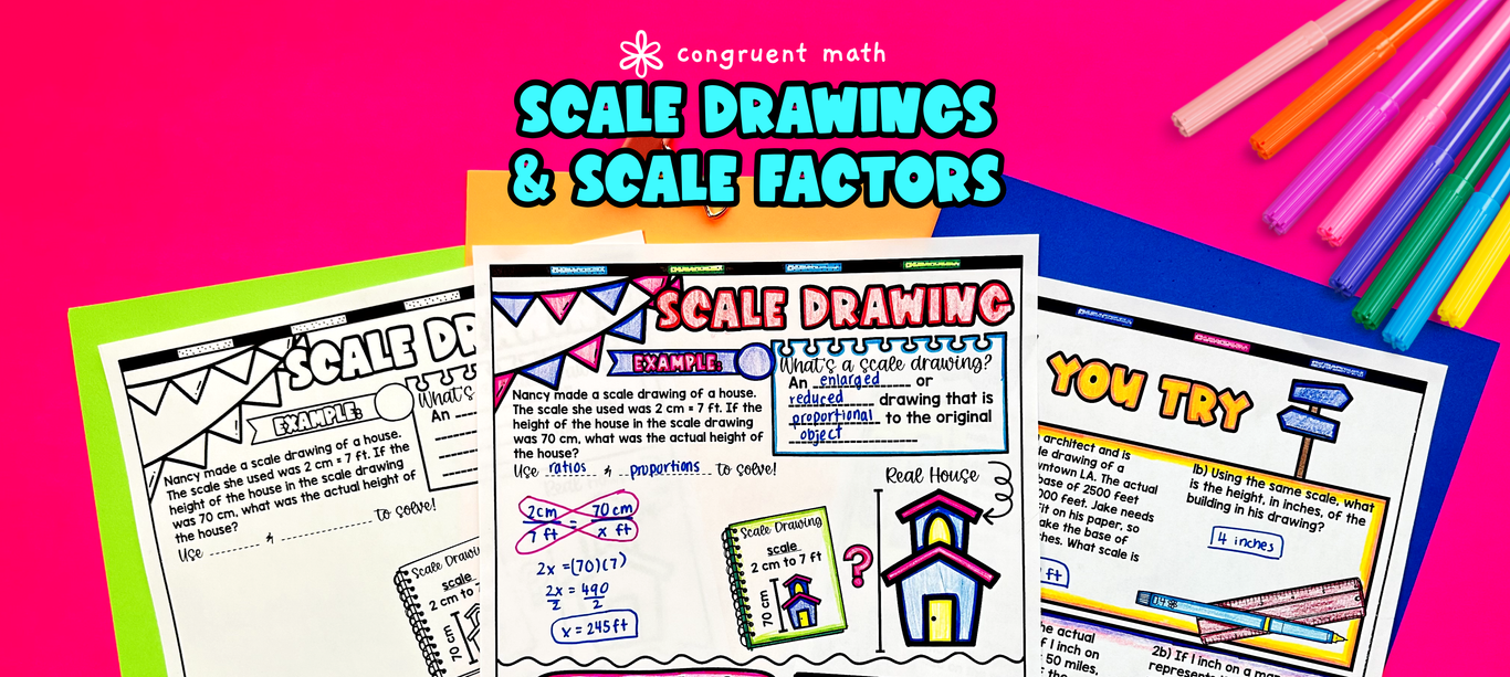 Scale Drawings & Scale Factors | Congruent Math