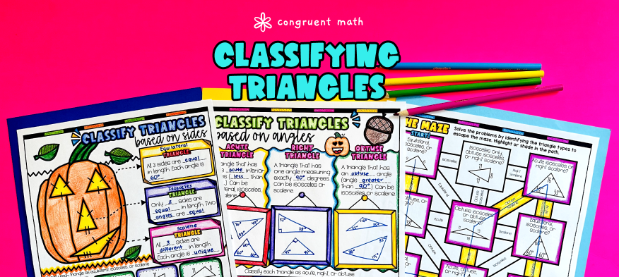 Classifying Triangles by Angles & Sides | Congruent Math