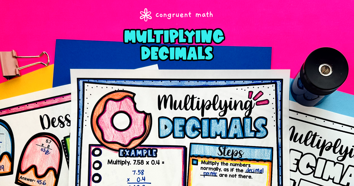 Multiplying Decimals by Whole Numbers & Decimals | Congruent Math