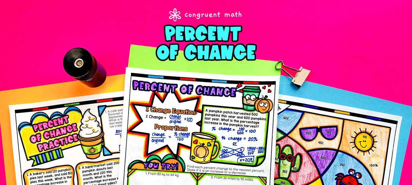 Percent of Change | Congruent Math