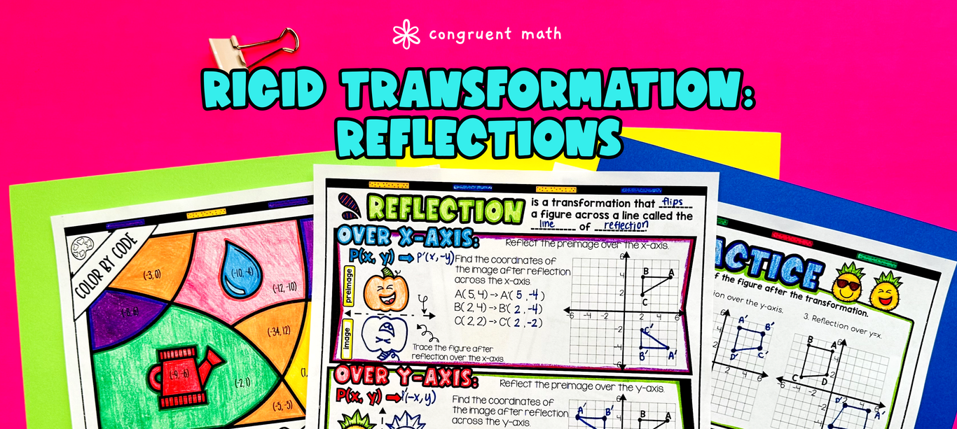 Rigid Transformations: Reflections | Congruent Math