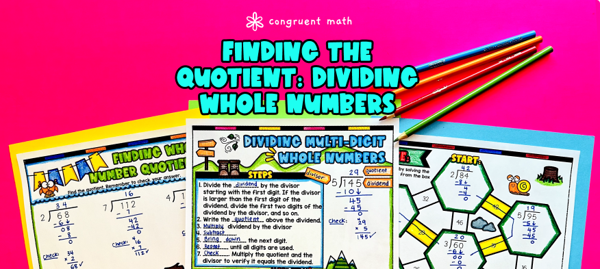 Dividing Multi-Digit Whole Numbers (Long Division) | Congruent Math