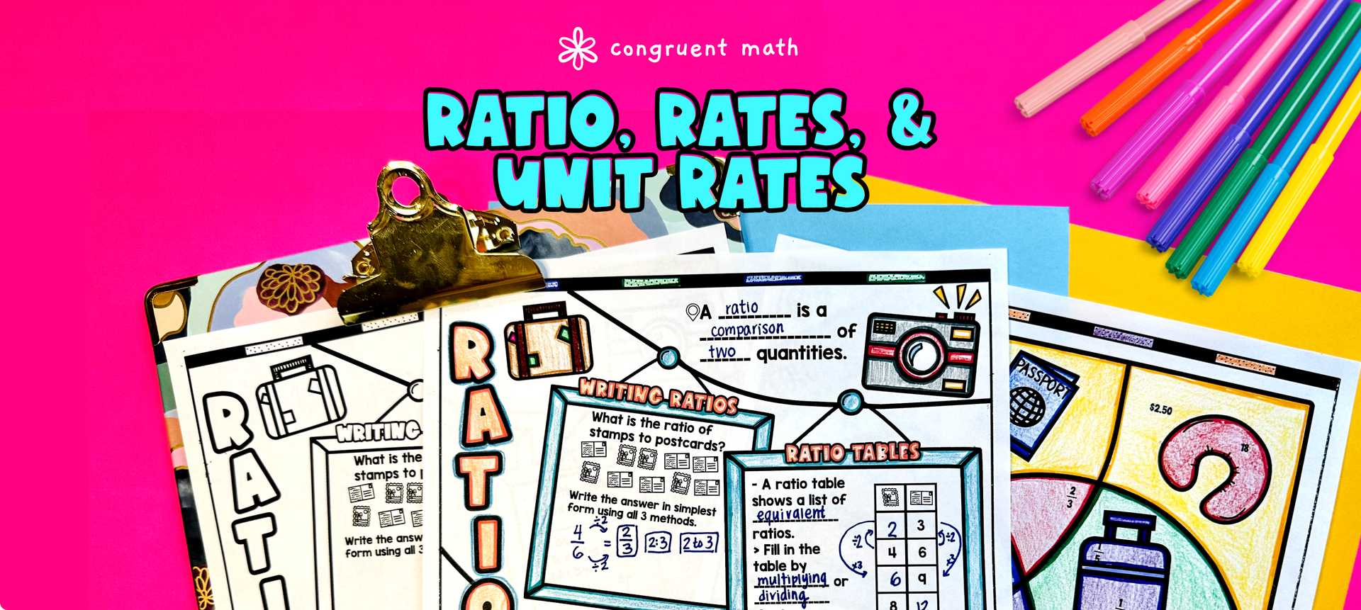 Ratio, Rates, & Unit Rates | Congruent Math