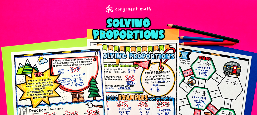 Solving Proportions & Proportional Relationships | Congruent Math