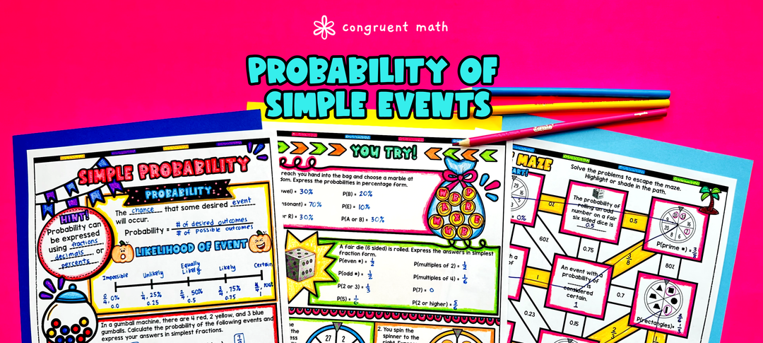 Probability of Simple Events | Congruent Math