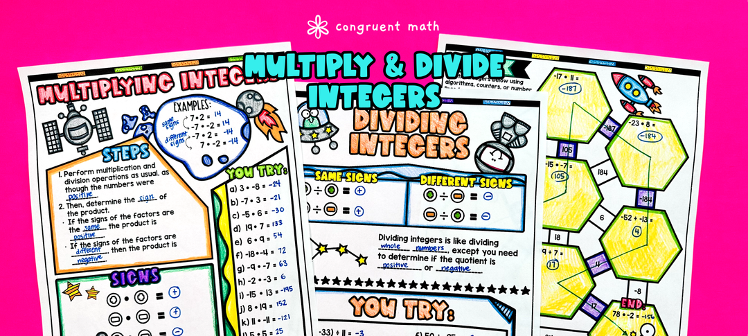 Multiplying and Dividing Integers | Congruent Math