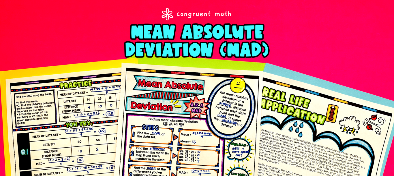 Mean Absolute Deviation Congruent Math