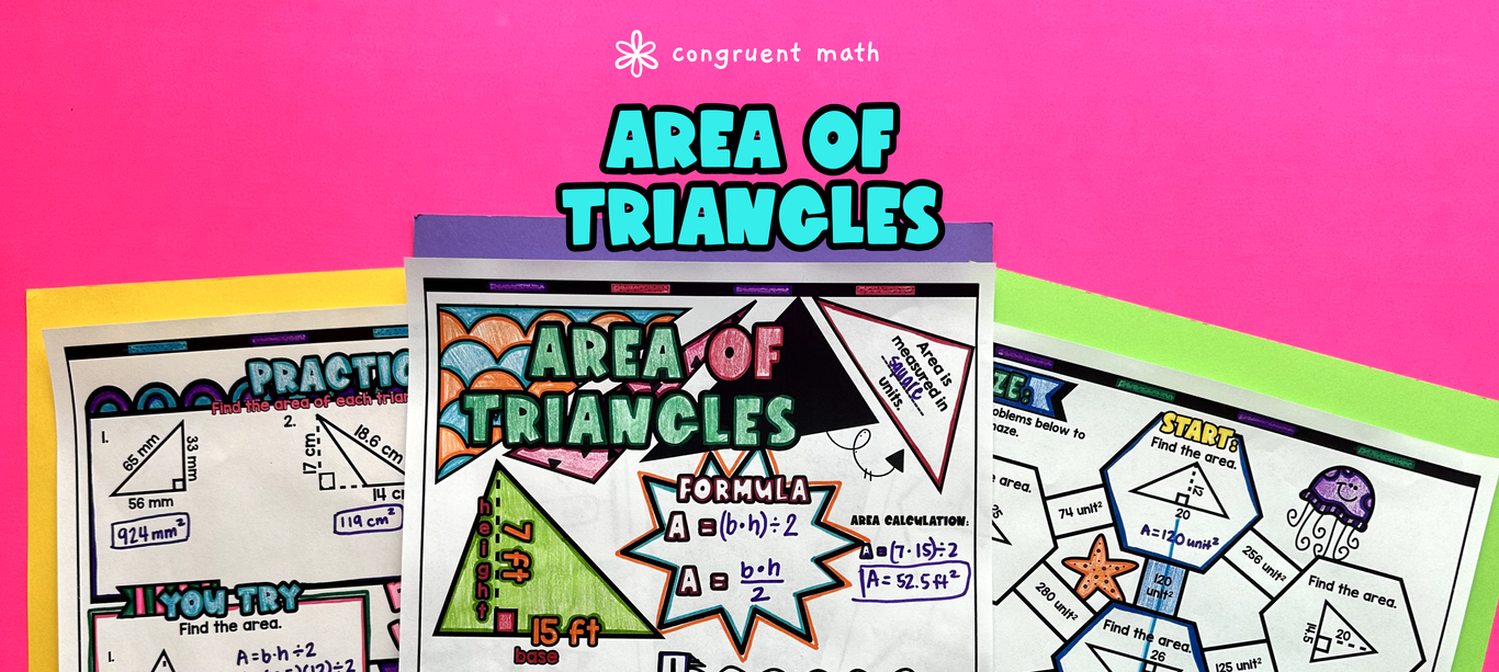 Area of Triangles | Congruent Math