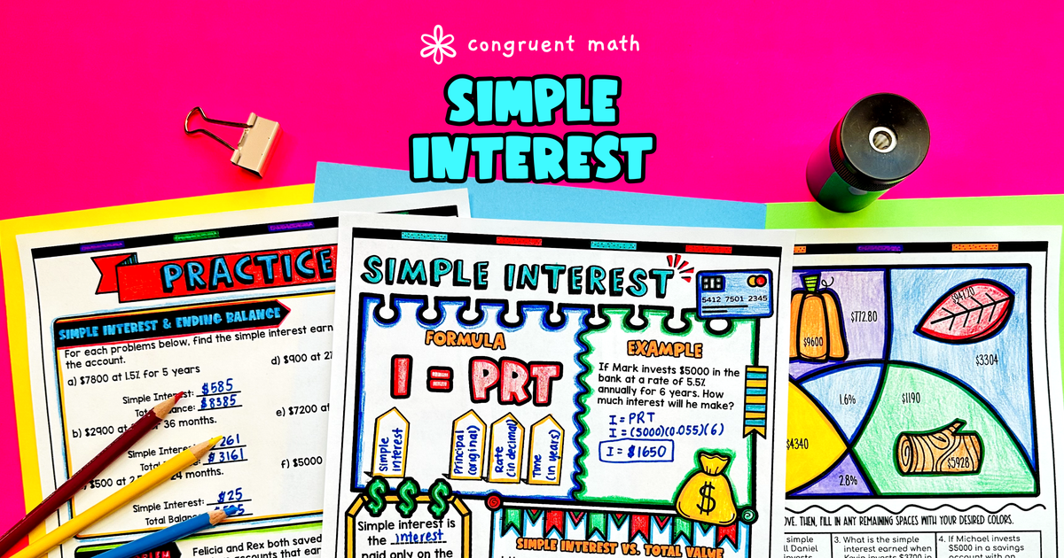 Simple Interest | Congruent Math