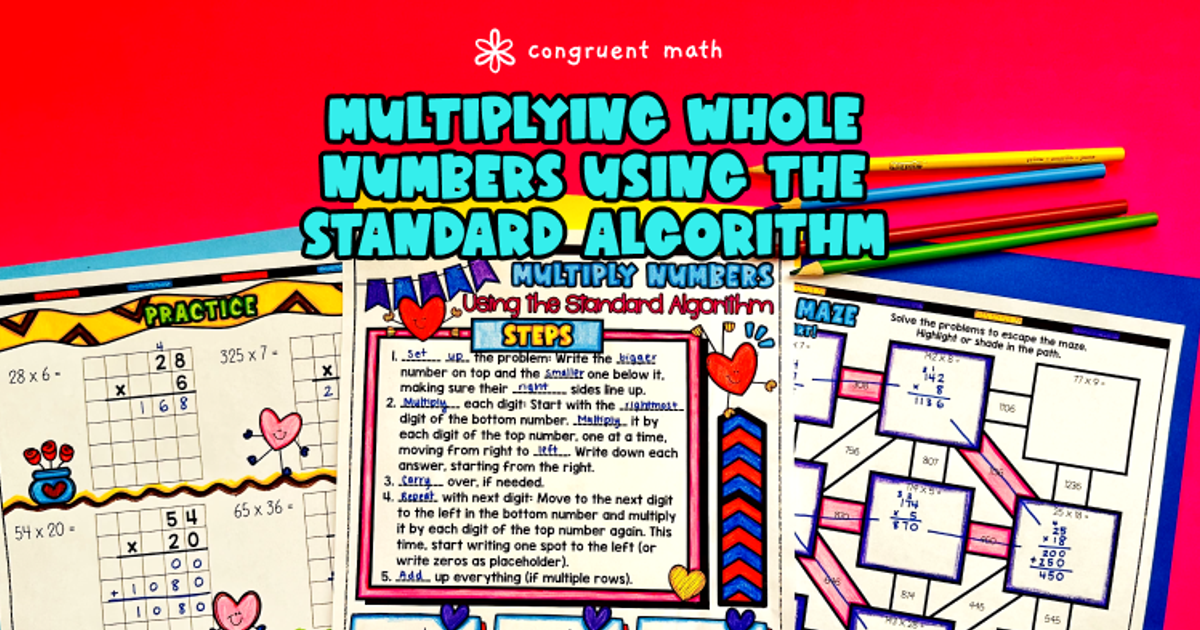 Multiply Multi-Digit Whole Numbers | Congruent Math