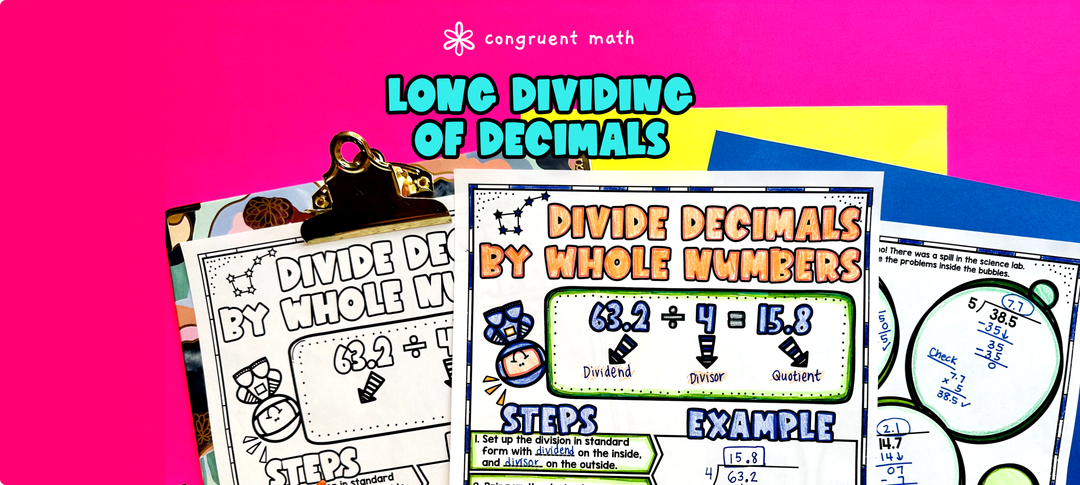 Dividing Decimals by Whole Numbers | Congruent Math