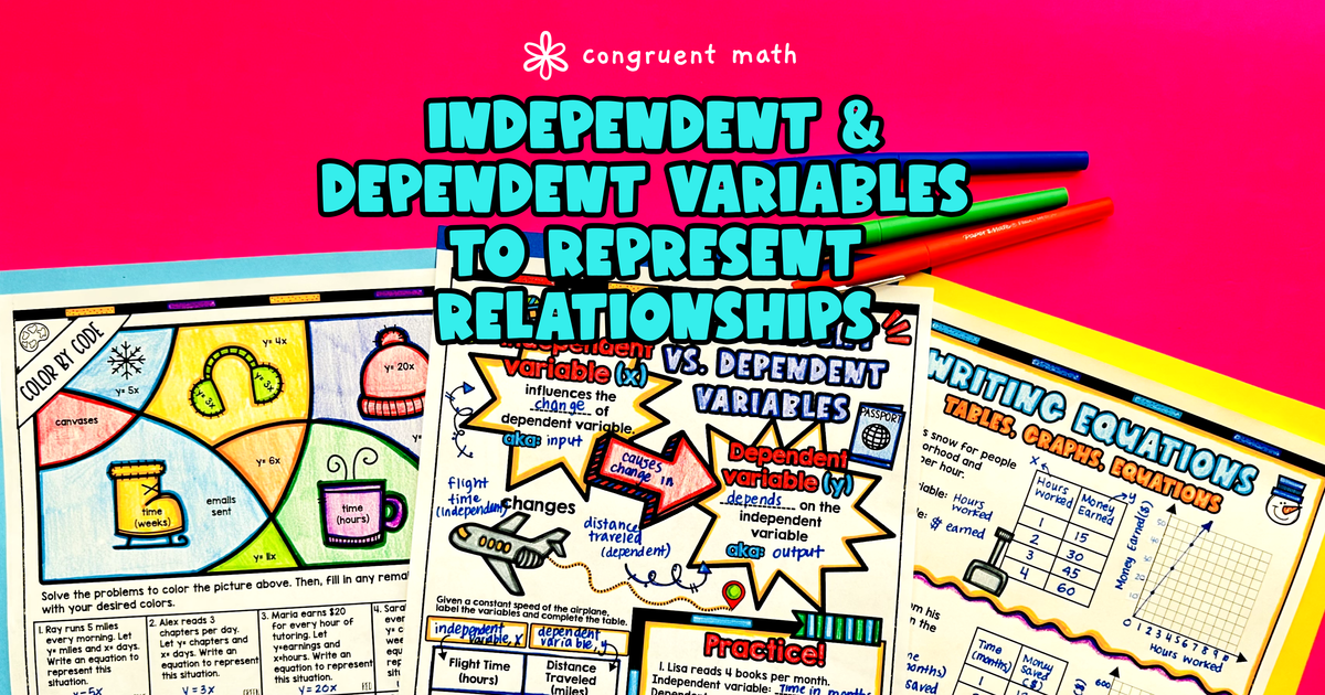 Independent And Dependent Variables Quantitative Relationships