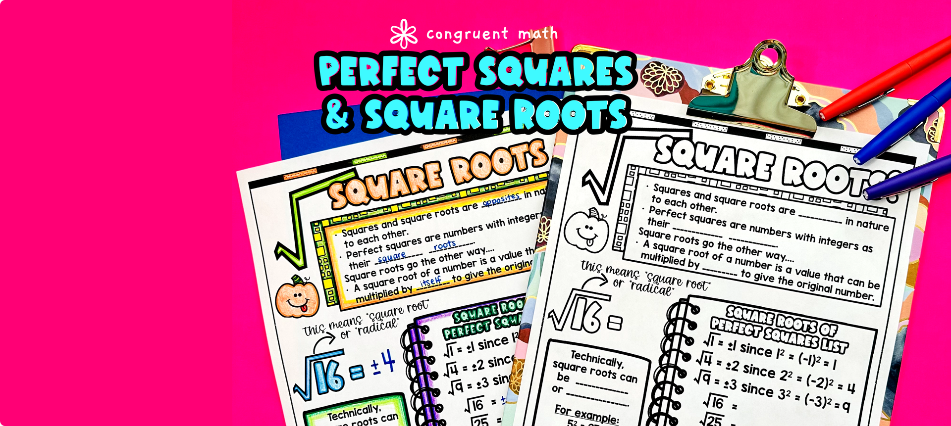 Perfect Squares and Square Roots | Congruent Math