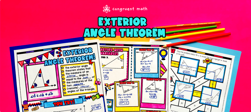 Exterior Angle Theorem | Congruent Math