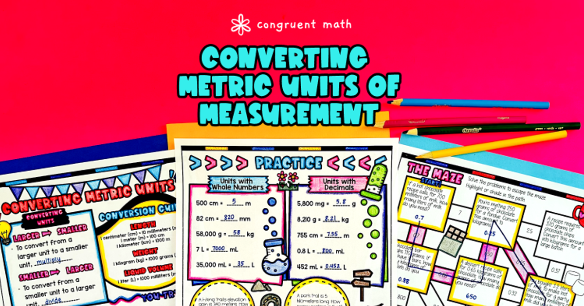 Converting Metric Units of Measurement | Congruent Math