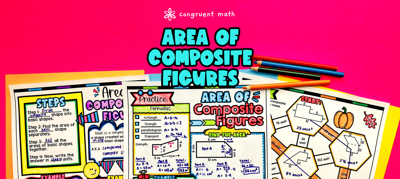 Area of Composite Figures | Congruent Math