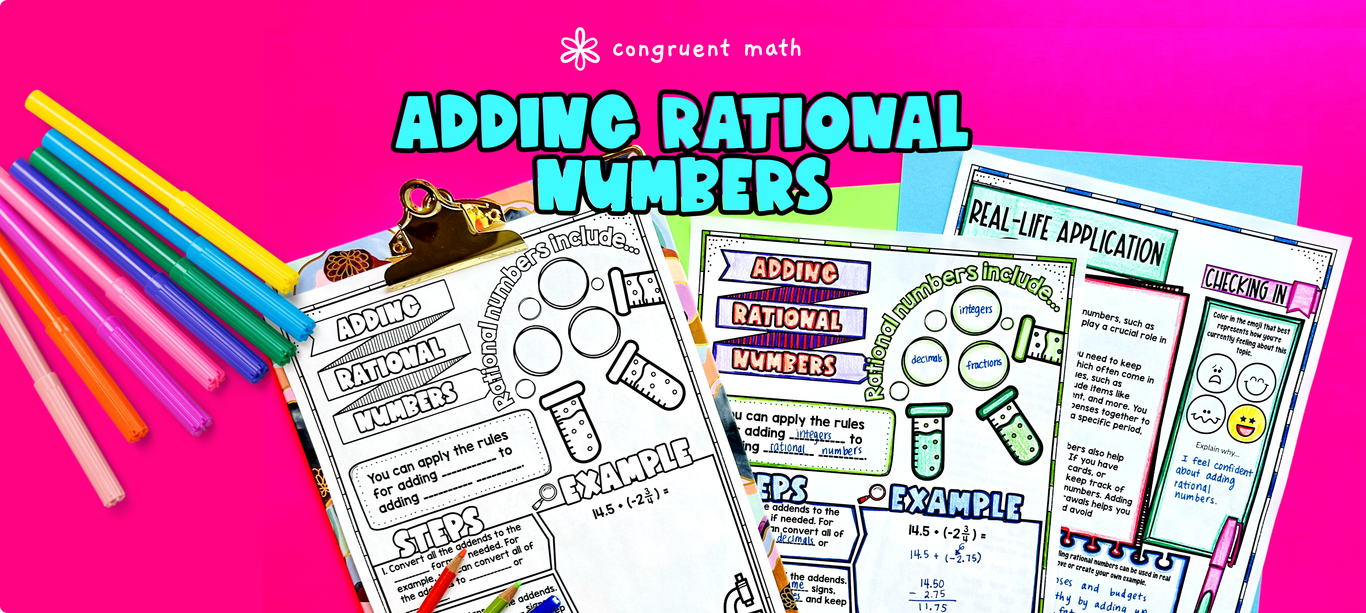 Adding Rational Numbers | Congruent Math
