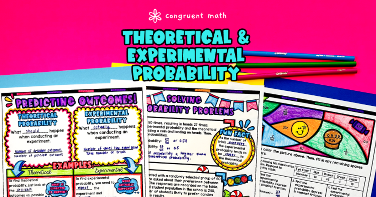 Theoretical and Experimental Probability | Congruent Math