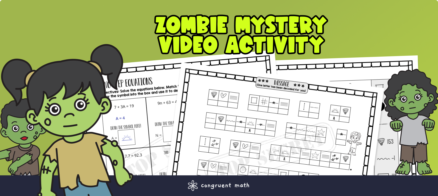 24 Halloween Math Activities for Middle School | Blog | Congruent Math