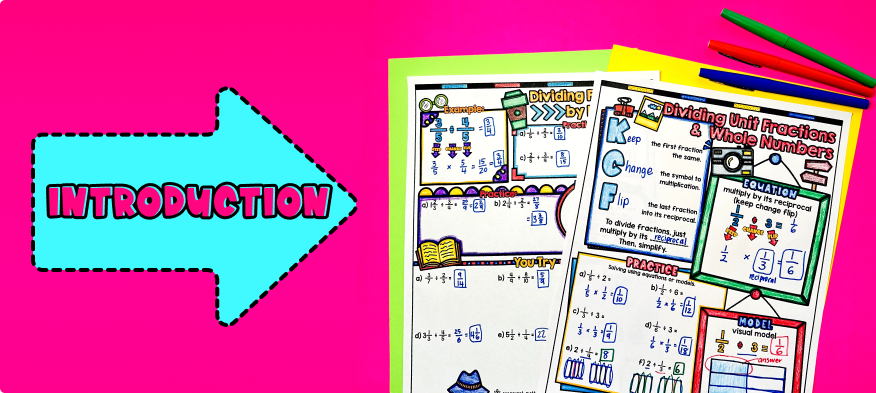 Dividing Unit Fractions, Fractions, and Whole Numbers Lesson Plan ...