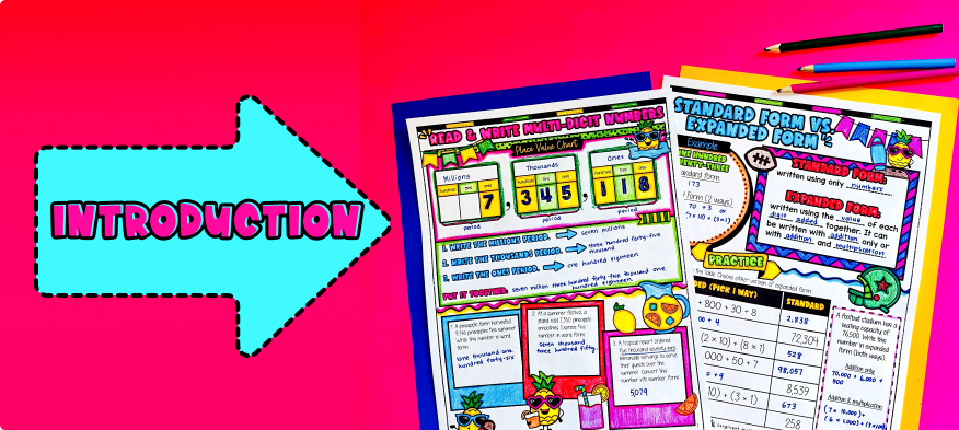Place Value, Reading & Writing Whole Numbers in Standard and Expanded ...