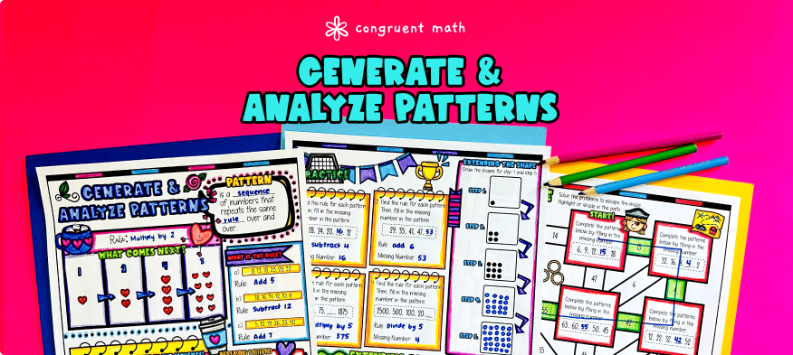 Generate & Analyze Number Patterns Lesson Plan | Congruent Math