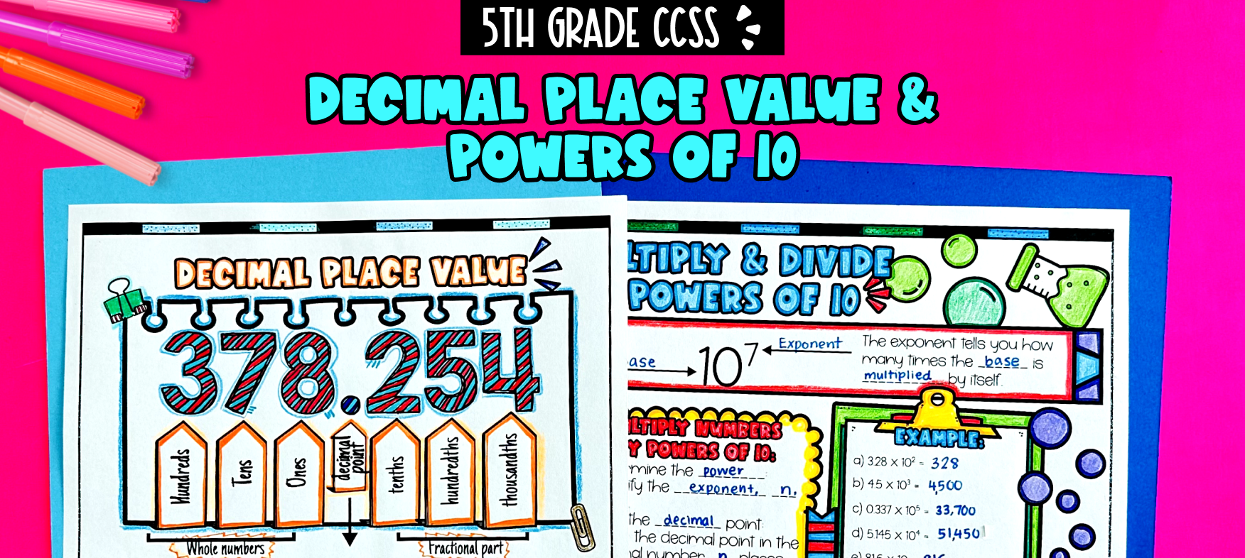 Decimal Place Value & Powers of 10 Unit | 5th Grade | Congruent Math