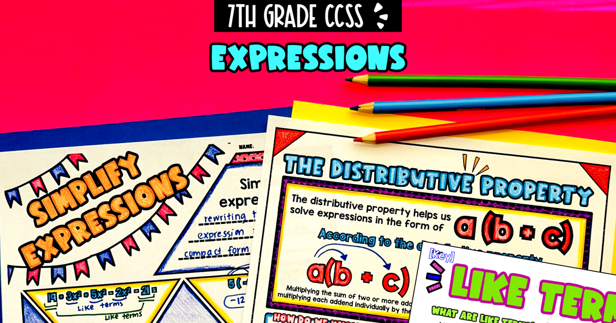 Expressions Unit | 7th Grade | Congruent Math