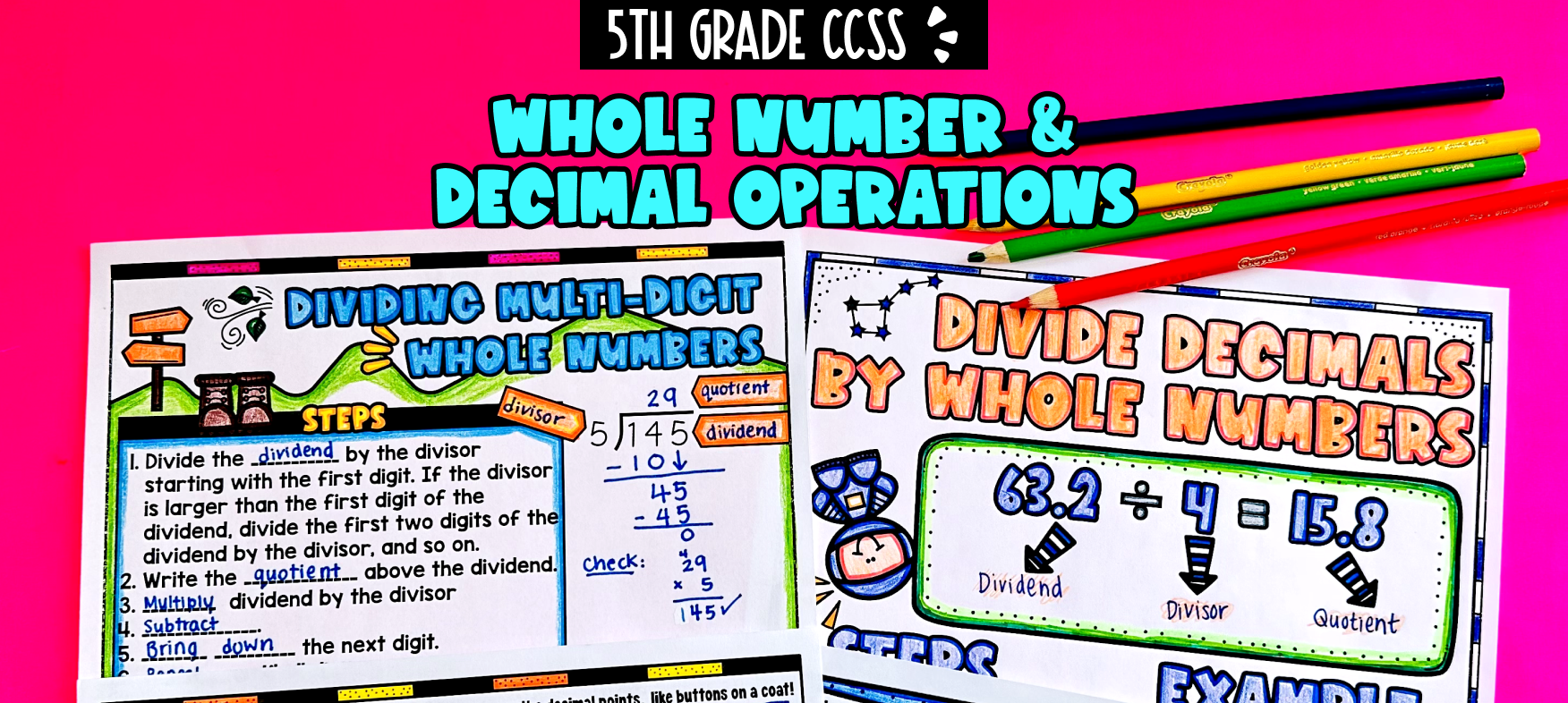 Whole Number & Decimal Operations Unit | 5th Grade | Congruent Math