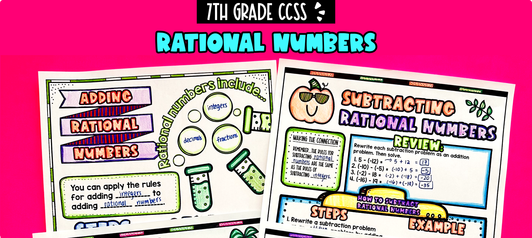 Rational Numbers Unit | 7th Grade | Congruent Math