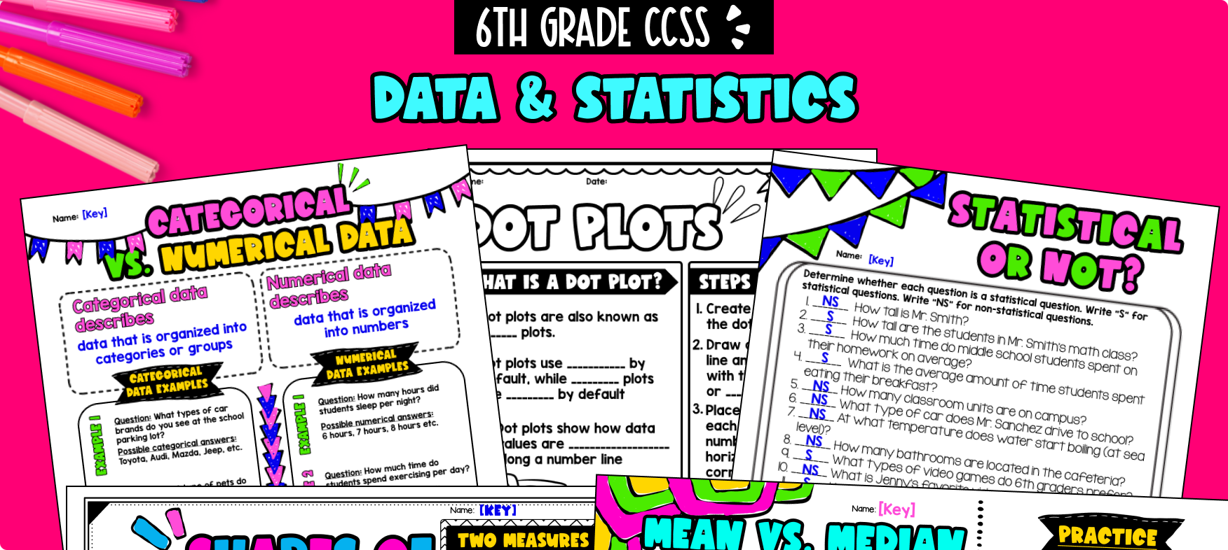 Data & Statistics Unit | 6th Grade | Congruent Math